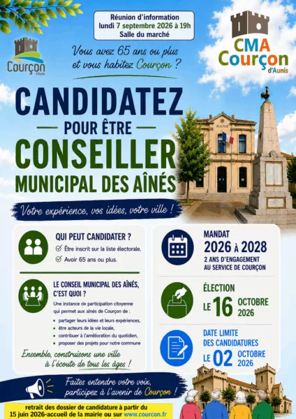Conseil Municipal des Aînés (CMA) - Mairie de Courçon